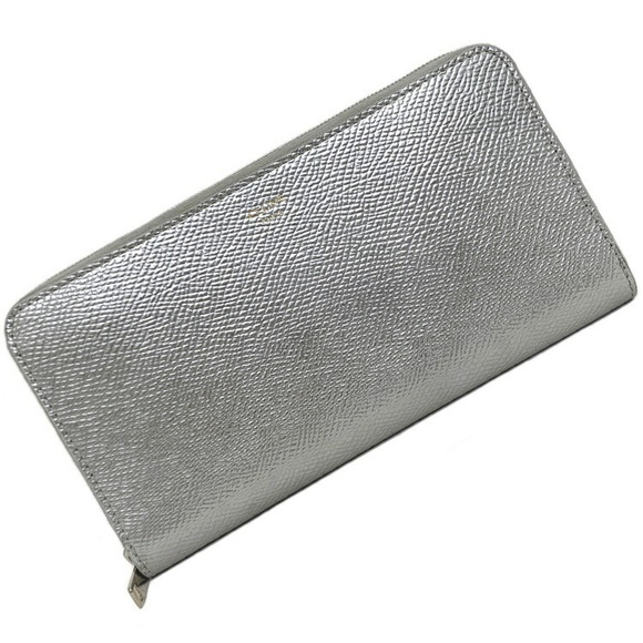 Celine | Accessories | Celine Wallet Metallic Silver B553bfq 36ag ...